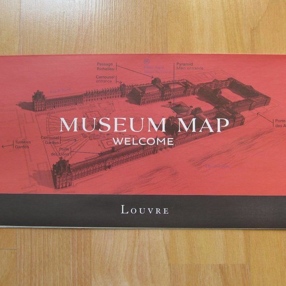Louvre Museum | Art | Louvre Museum Map Tourist Floor Plan | Poshmark